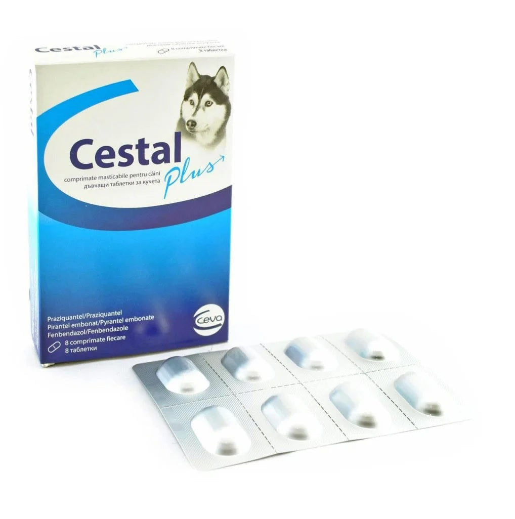Cestal Plus Dog Flavour, 8 tablets - domestic antiparasitic for dogs ...